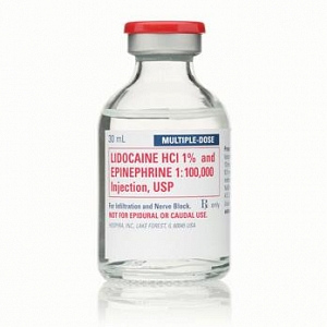 Lidocaine 1% And Epinephrine Injection, 1:100, 000 Multi-Dose Vial, 25 ...
