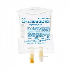 Iv Solution, Sodium Chloride 0.9% 50Ml | Pipeline Medical